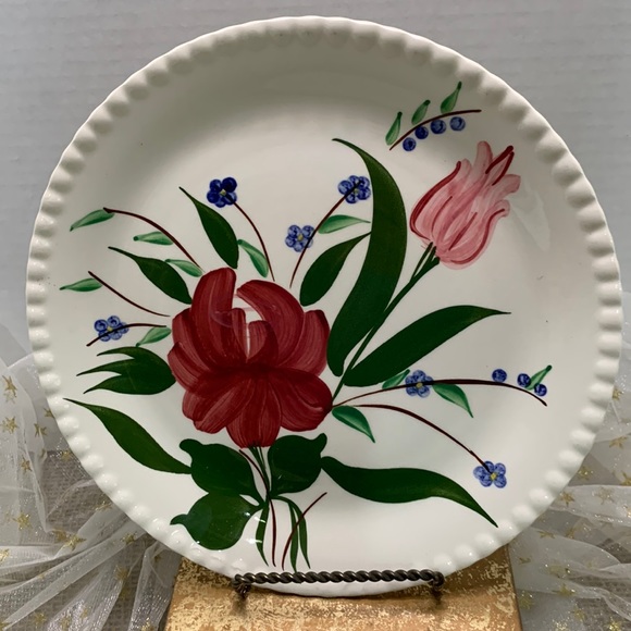 Blue Ridge | Dining | 3 Southern Potteries Blue Ridge Bluebell Bouquet ...